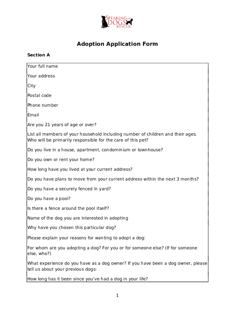 I-600A, Instructions for Application for Advance ... Doc Template ...