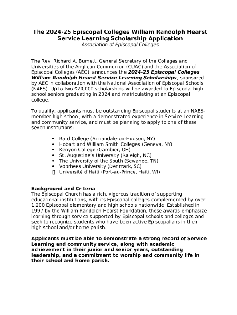 2014-15 William Randolph Hearst Service Learning ... Doc Template ...