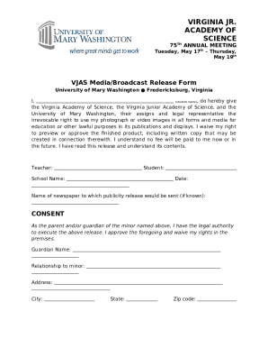 Virginia Junior Academy of Science Research Symposium ... Doc Template ...