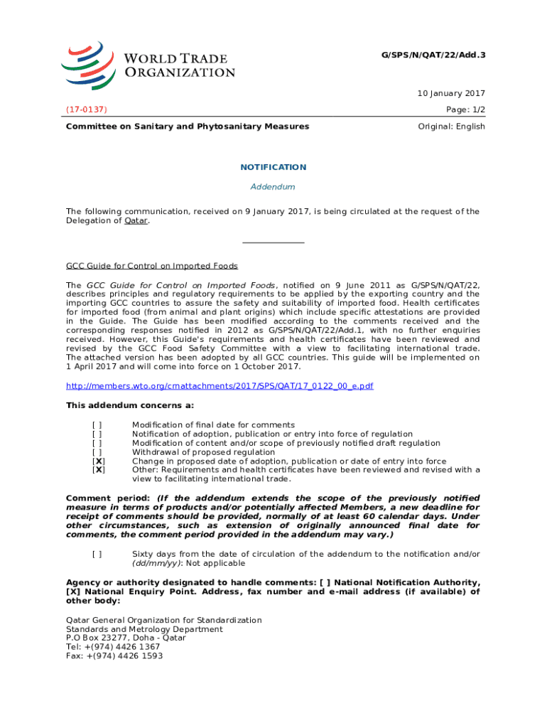 Guide for Control on Imported Foods of the Cooperation ... Doc Template | pdfFiller