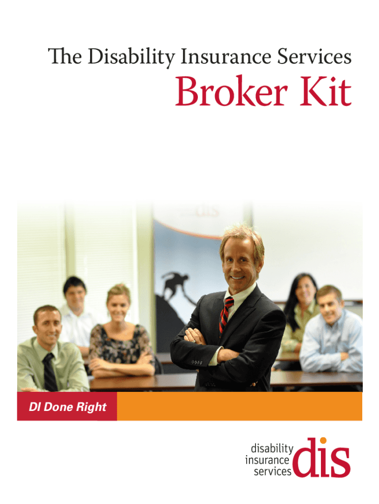 Fillable Online Disability Insurance Services - Join Our Nationwide ...