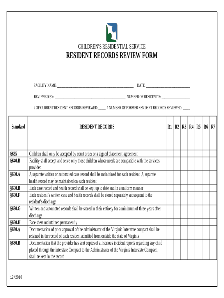 Children's Residential Facilities (CRF) - Virginia Department ...