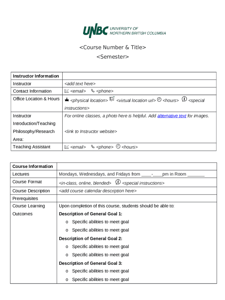 Accessible-Syllabus-Template1 Doc Template | pdfFiller