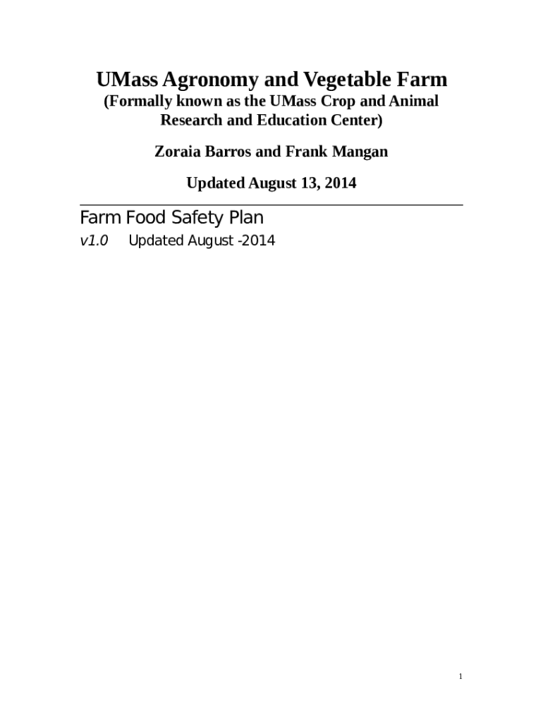 PAULS FARM - ag umass Doc Template | pdfFiller
