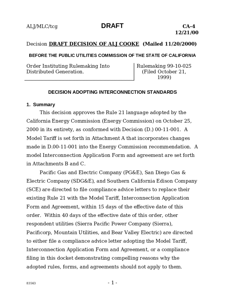 Where can I find copies of administrative decisions? - docs cpuc ca Doc Template | pdfFiller