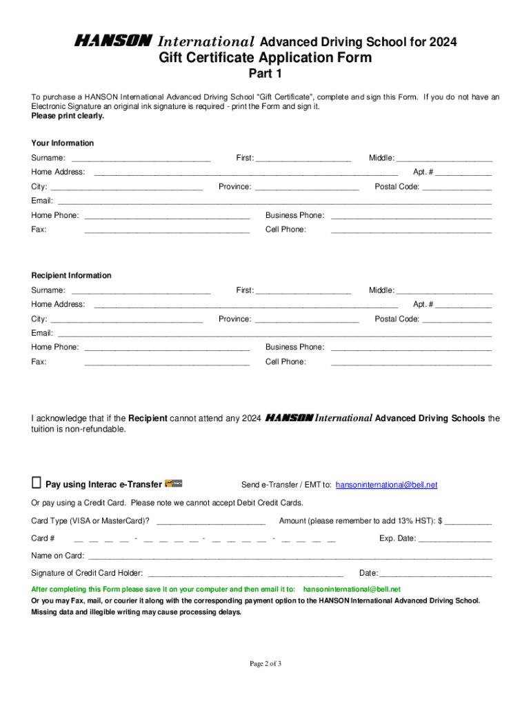 Fillable Online Green Light Drivers Ed & DUI School: Professional ...