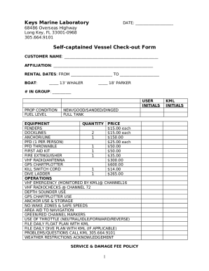 Keys Marine Laboratory Facilities Use Request ( ... Doc Template | pdfFiller