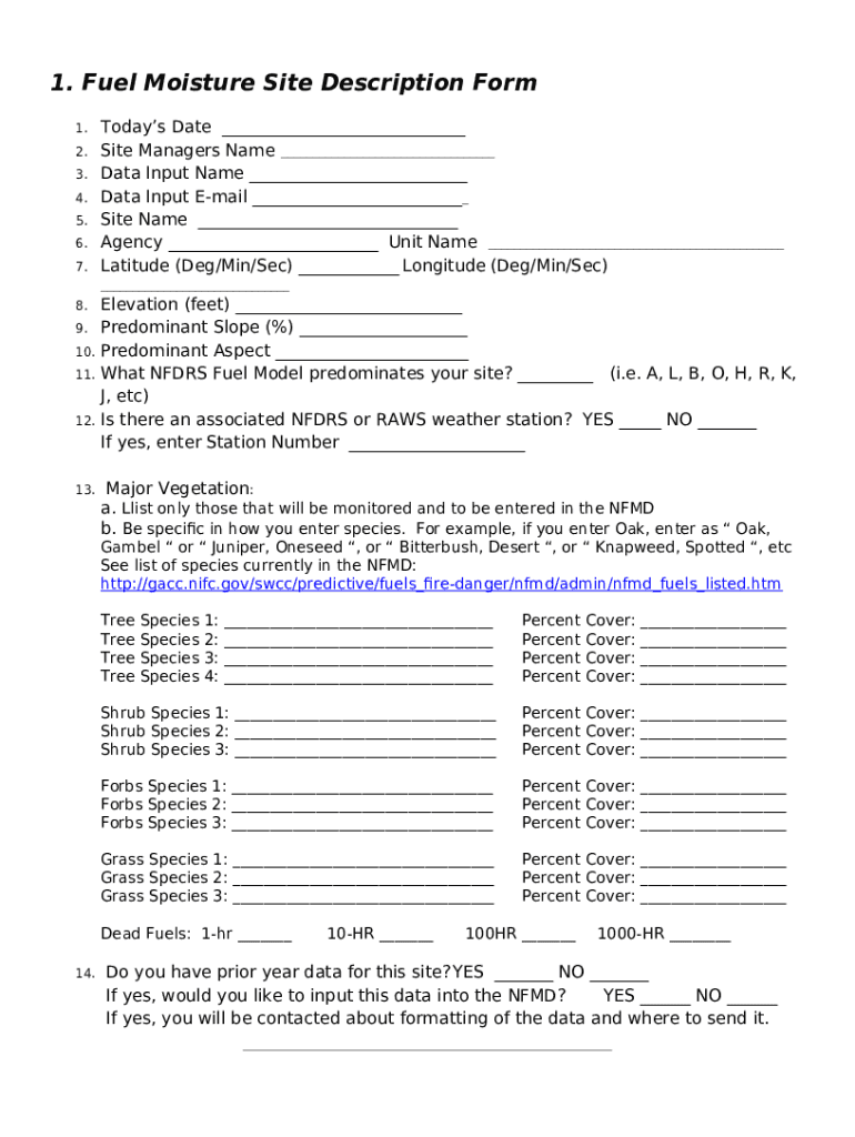 Fuel Moisture Collection Methods: A Field Guide - gacc nifc Doc ...