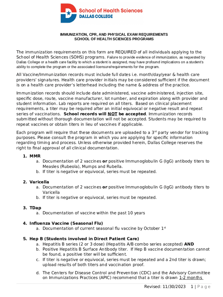Allied Health and Nursing Student Application Packet Doc Template ...