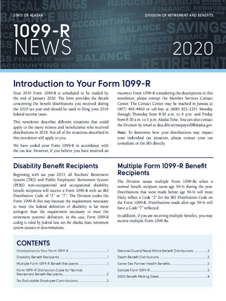 Fillable Online Your 2019 Form 1099-R is scheduled to be mailed by Fax ...