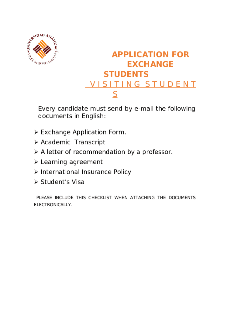 International Supplement Undergraduate Admission Doc Template | pdfFiller