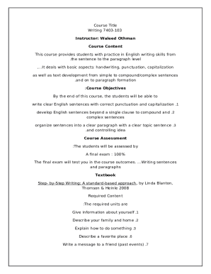 How to Teach Writing Skills: The Five Finger Paragraph Doc Template ...