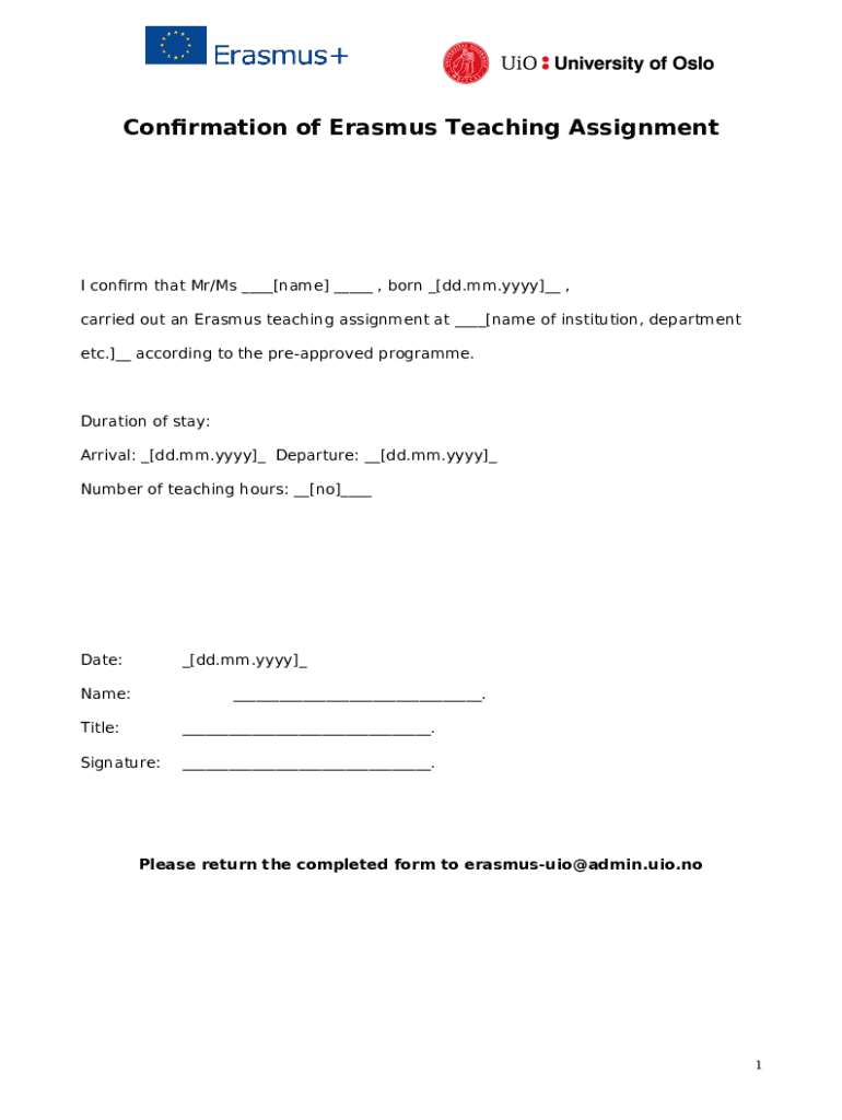 Erasmus + Learning agreement tutorial Doc Template | pdfFiller