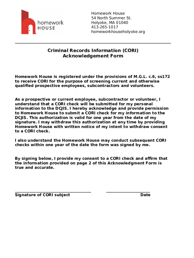 New CORI-Page 1 Doc Template | pdfFiller