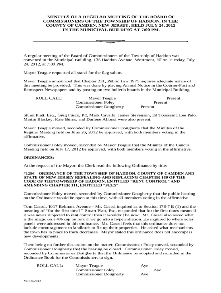 , Greg Fusco, PE, Mark Cavallo, James Stevenson, Ed Toussaint, Lee Palo ...