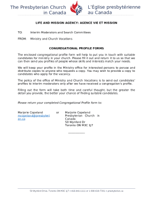 Moving Through the Interim Pastor Selection Process Doc Template ...