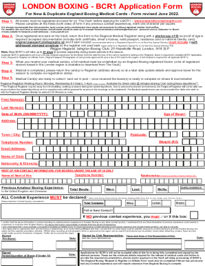 Fillable Online Bcr1 Boxing Form - Fill Online, Printable, Fillable ...