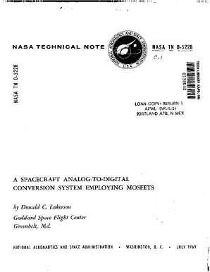 Fillable Online ntrs nasa A spacecraft analog-to-digital conversion ...