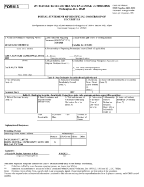 MCGUIGAN STUART M Doc Template | pdfFiller