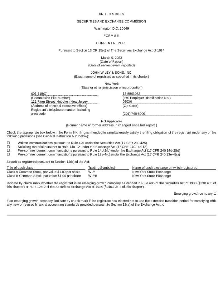 JOHN WILEY & SONS, INC. ( - cloudfront.net Doc Template | pdfFiller