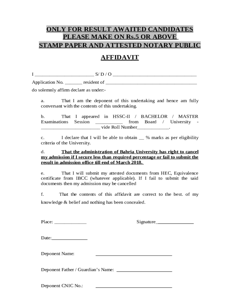 Affidavit in Support of Application for Admission on Foreign ... Doc ...