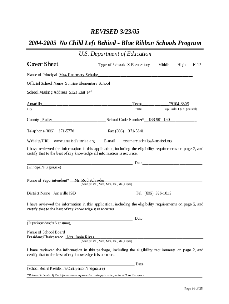 Sunrise Elementary School -- Application - www2 ed Doc Template | pdfFiller