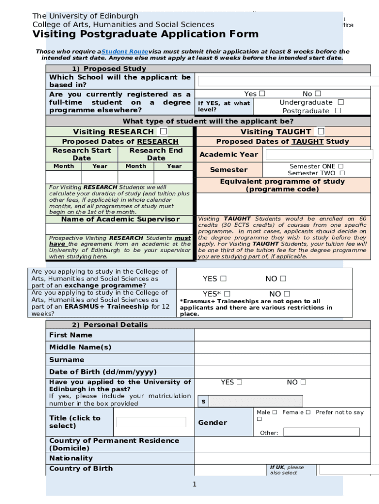 UK Graduate Visa (PSW Visa) Requirements and Application Doc Template ...