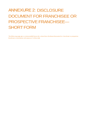 Item 12 of the Franchise Disclosure Document: Territory Doc Template ...