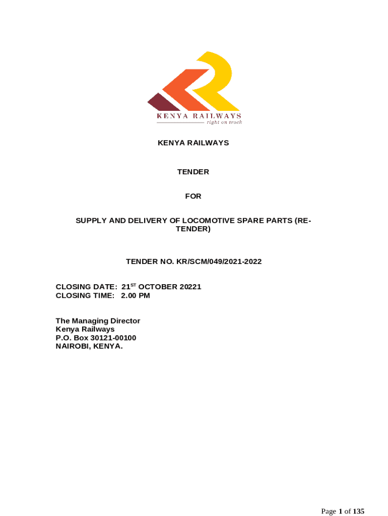 Kenya RailwaysRight on Track - krc co Doc Template | pdfFiller