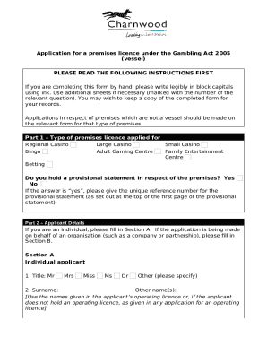 How to apply to use our Premises Licence(s) Doc Template | pdfFiller