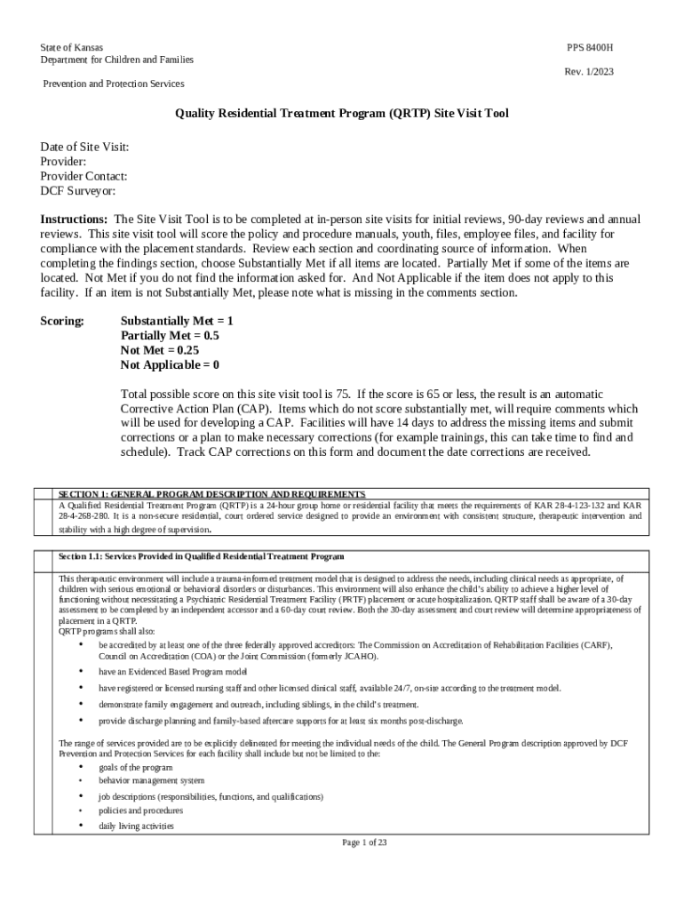 Secure Care Site Visit Tool Doc Template | pdfFiller