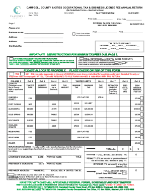 Fillable Online Get Campbell County Form Cc 3 Fillable Form Fax Email ...