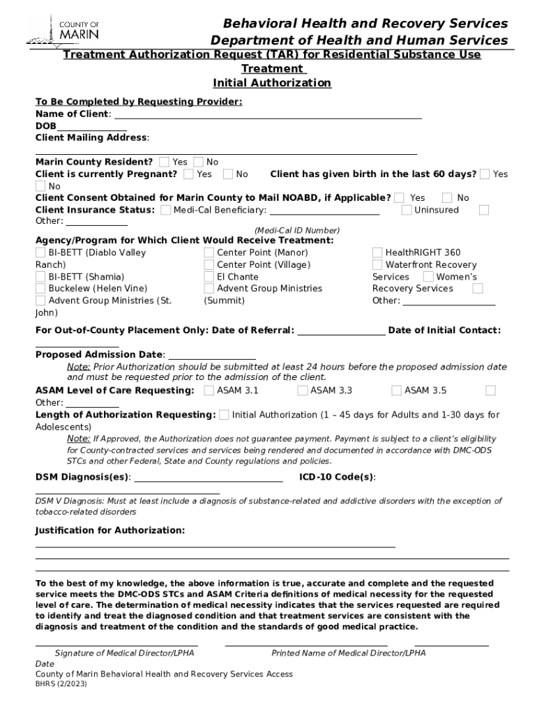 What is a treatment authorization request (TAR)? - Undivided.io Doc ...
