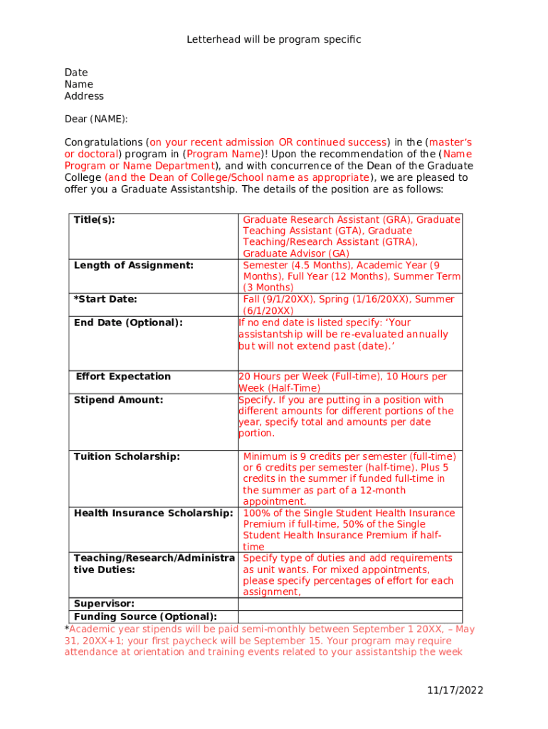 Admission Letter Samples for Schools and Universities Doc Template ...