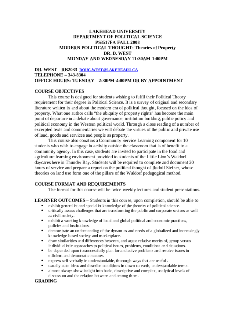 Political Science 3113 FA Law and the Politics of the Family Doc ...