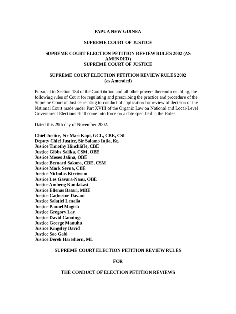 Nomination Petition of : William Parker As A Candidate Doc Template ...