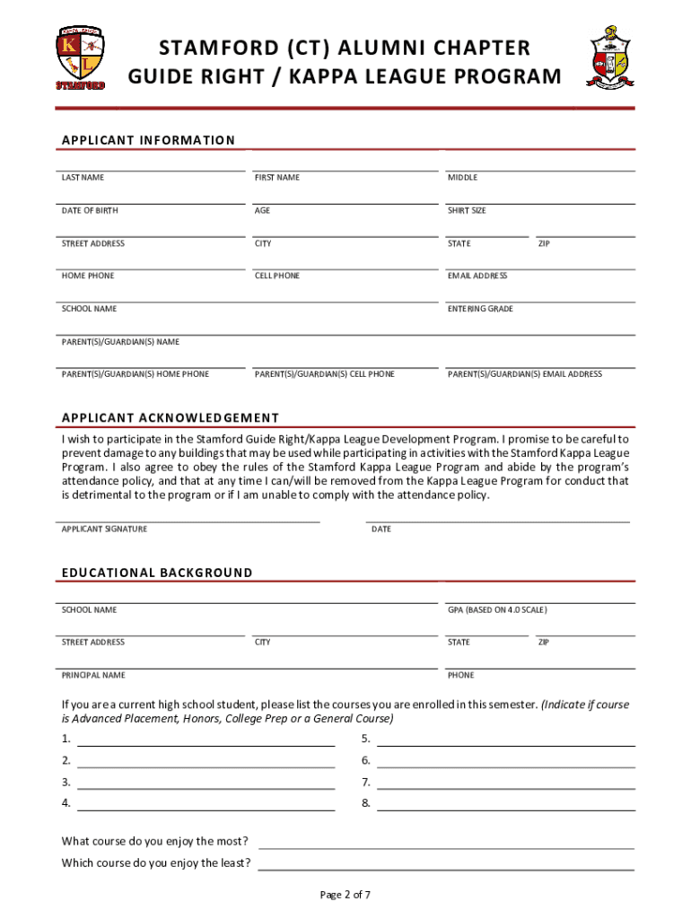 Fillable Online Guide Right Program Application Fax Email Print - pdfFiller