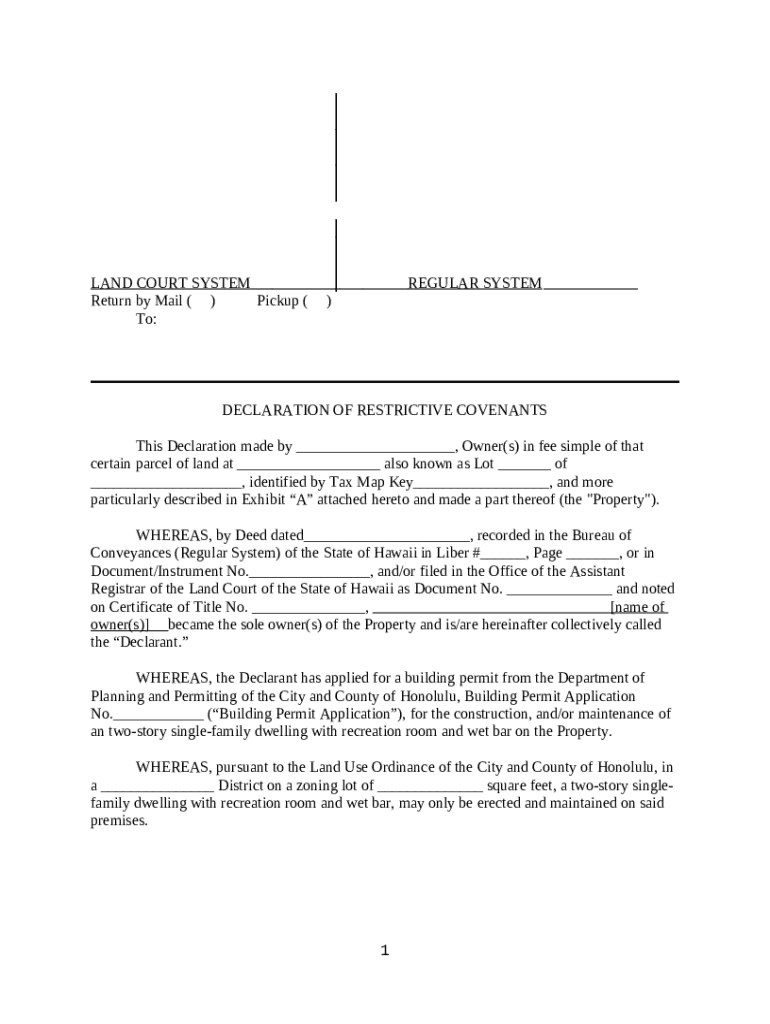 restrictive-covenant-sample-at.pdf Doc Template | pdfFiller