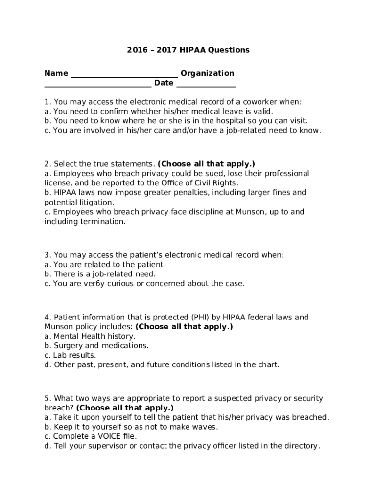 Basic HIPAA FAQs: Easy HIPAA Facts that You Need to ... Doc Template ...