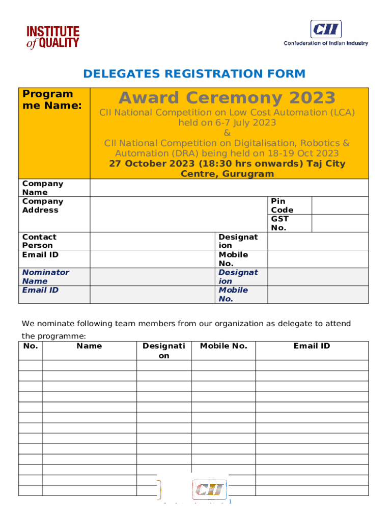 8th CII National Competition on Low Cost Automation Doc Template ...