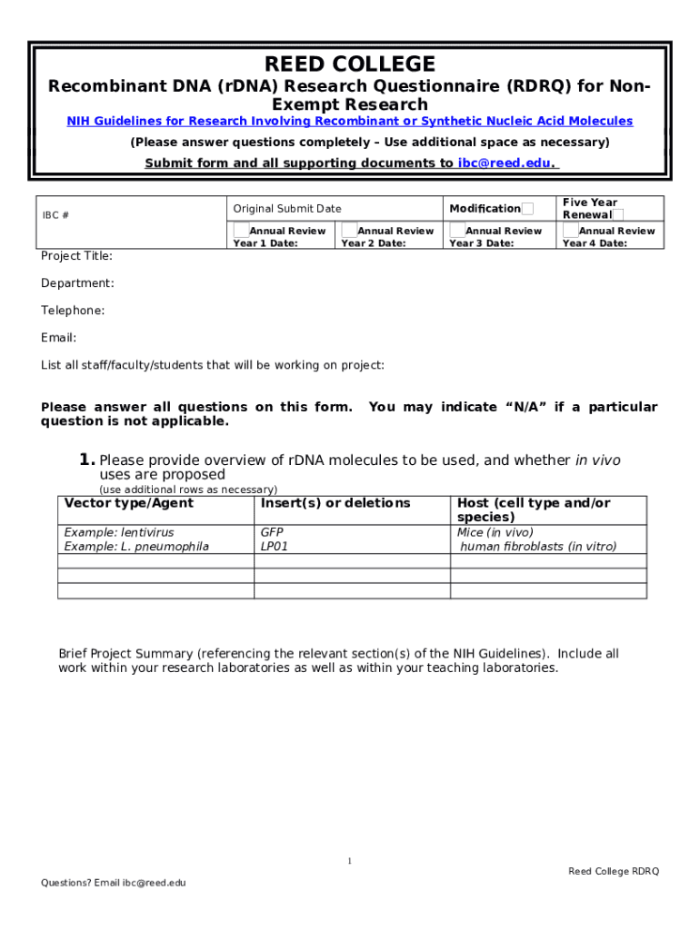 Guide to the NIH Guidelines for Research Involving ... - ESSR Doc ...