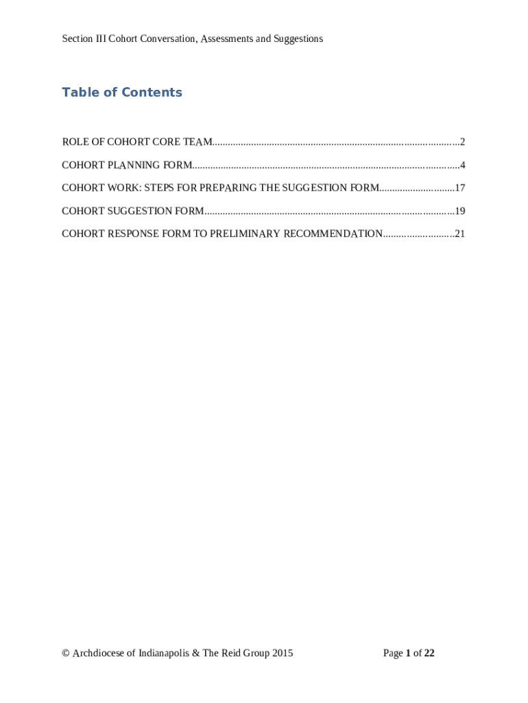 How to an amazing cohort Doc Template | pdfFiller