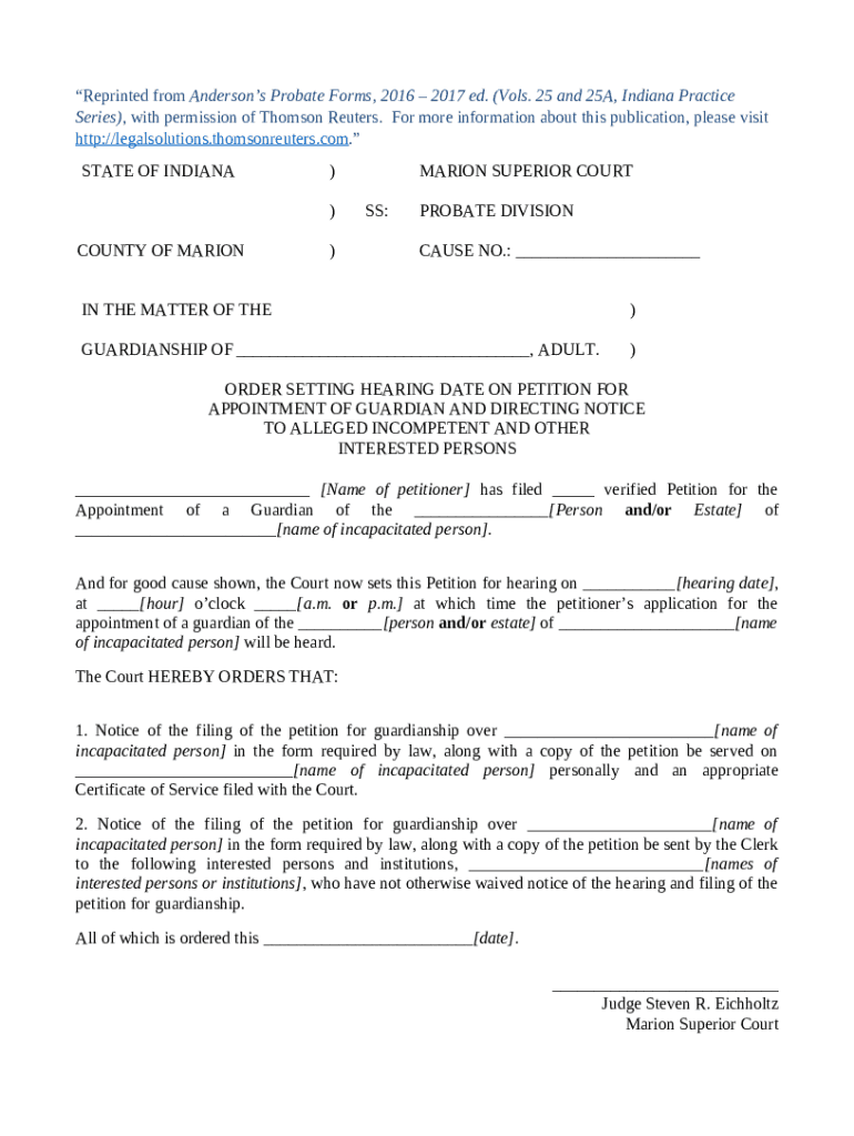 Indiana Practice Series: Anderson Probate s 2 Volume Set Doc Template ...