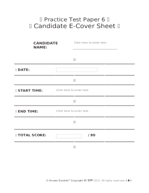 Free 11+ Multiple Choice Answer Sheets Doc Template | pdfFiller