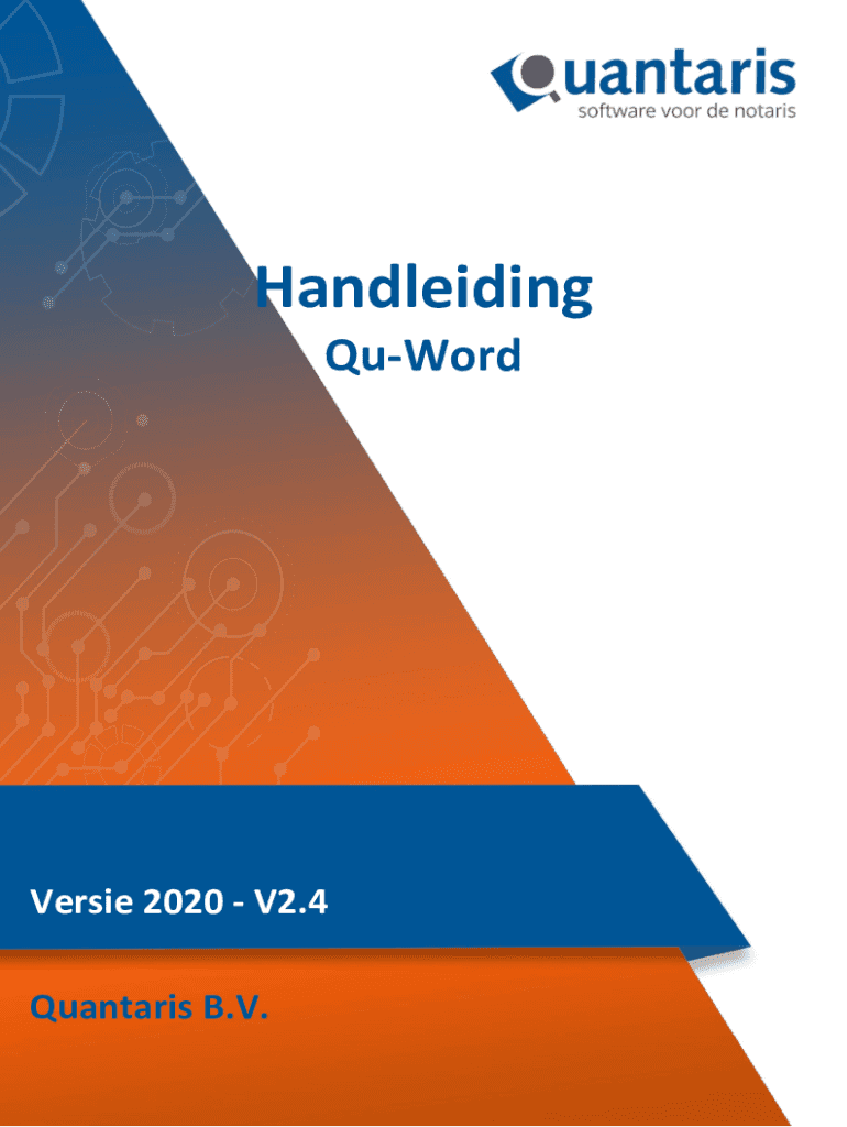 Invulbaar Online Handleiding. ECH en Qu-BIS. Versie V2.4. Quantaris B.V ... Faxnummer Email ...