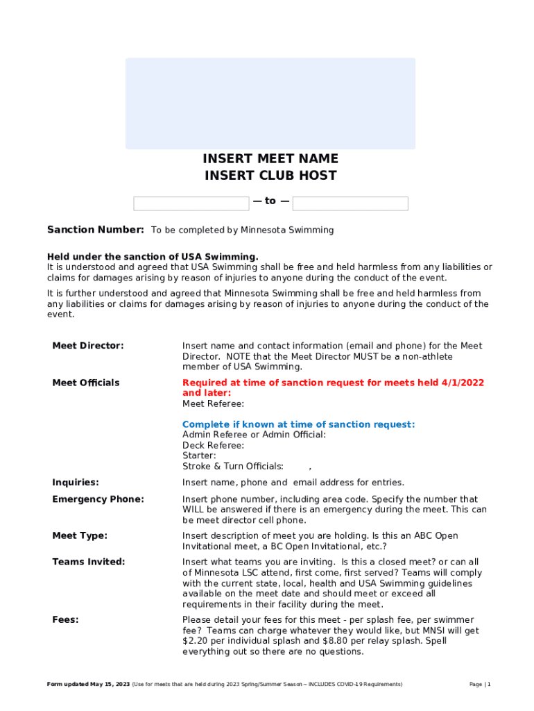 2nd Annual Movember Invite South Metro Storm Swim Club Doc Template ...