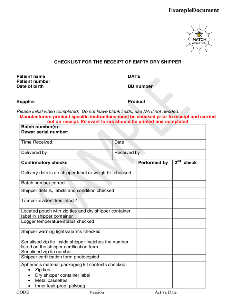 Fillable Online Log Sheet for Individual Specimen and Results Tracking ...