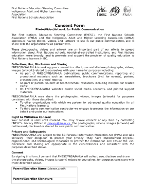 Student/Child Consent Doc Template | pdfFiller