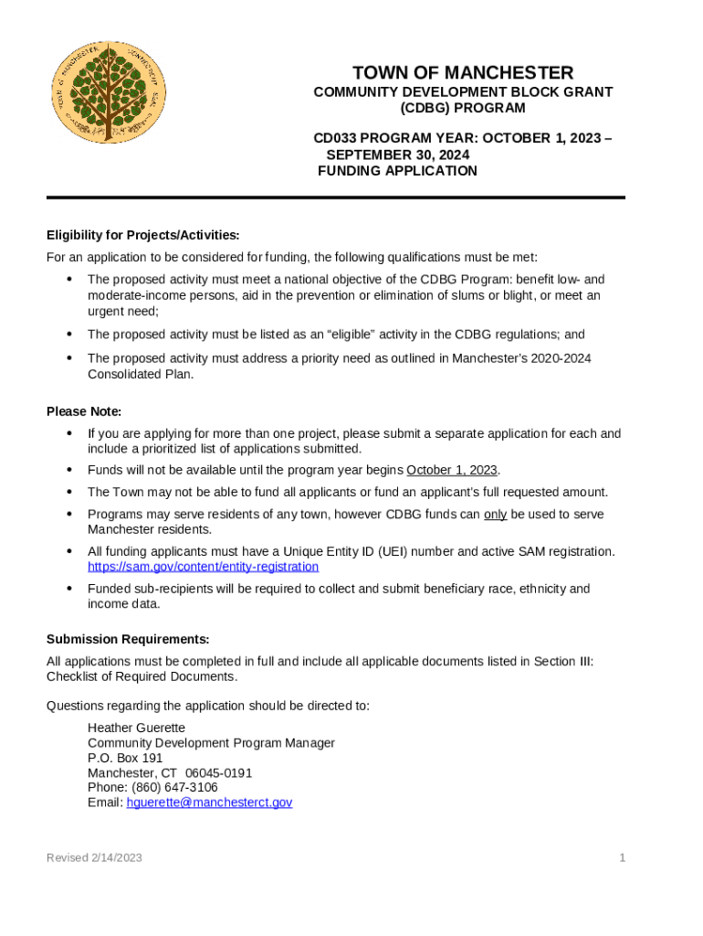 Community Development Block Grant - Annual Process Doc Template | pdfFiller