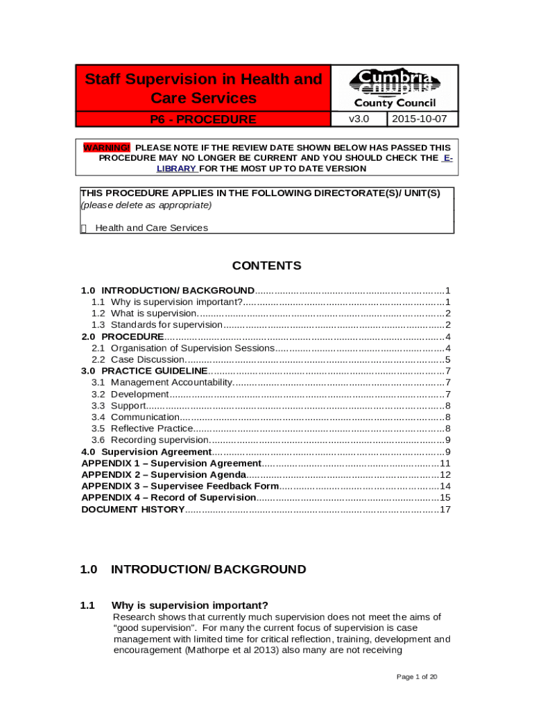 Clinical Supervision Framework for Health and Care ... Doc Template ...